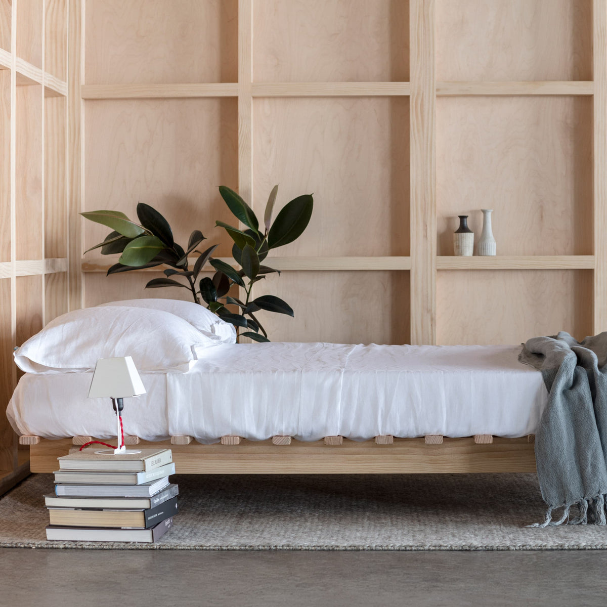 Lo-line Timber Bed Frame | Tasmanian Oak Bed & Bed Frames