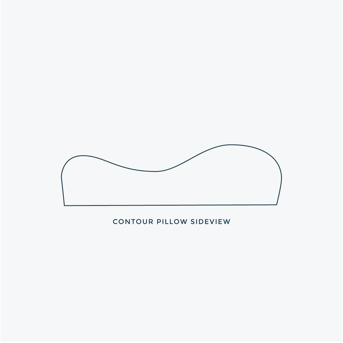 Contour Latex & Down Pillow | The Natural Bedding Company