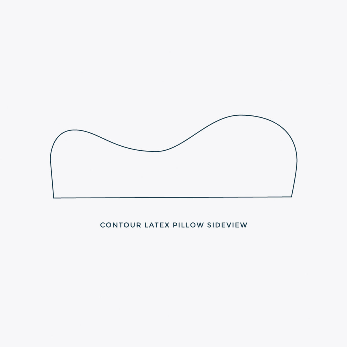 Organic Contour Latex Pillow | The Natural Bedding Company